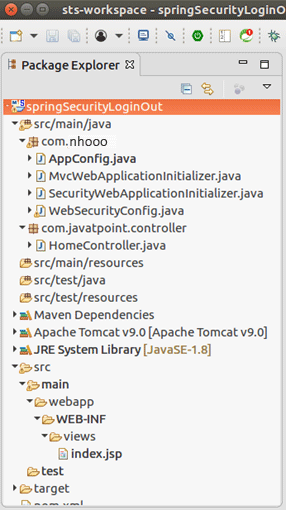 Spring Security登录 注销模块示例 Spring教程 菜鸟教程